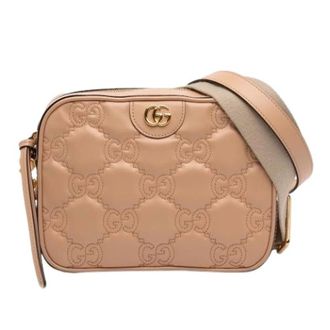 Gucci Pre-owned Quilted Crossbody Bag - - Pre-owned - Damen - Beige - ONE SIZE