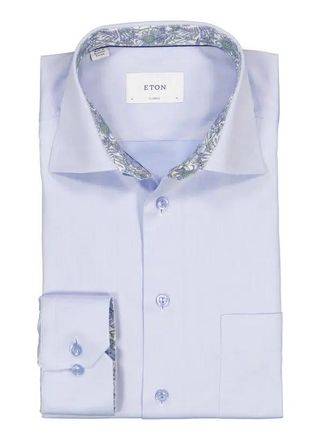 Eton Herren Hemd blau Kent