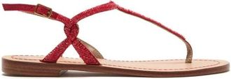 Maliparmi Maliparmi, Femme, Chaussures, Rouge, Taille: 38 EU Cuts & Beads Sandal