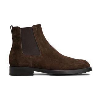 Tod's Braune Stiefel mit Elastischen Seitenpaneelen - - Shoes - Herren - Braun - 42 EU