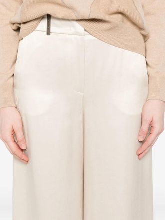 PESERICO Womens Wide-Leg Trousers Aw25 W