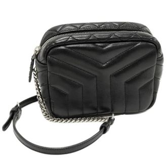 Saint Laurent Pre-owned Lou Lou Calf Shoulder Bag - - Pre-owned - Damen - Schwarzk - ONE SIZE