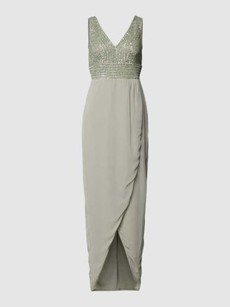 Lace & Beads Abendkleid mit Paillettenbesatz