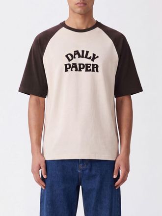Daily Paper Clothing Baumwoll-T-Shirt mit Rundhalsausschnitt und Kontrastlogo
