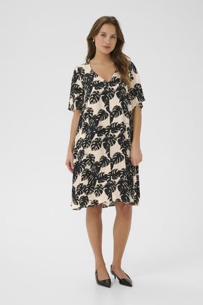 Culture Kleid A-shape black offwhite