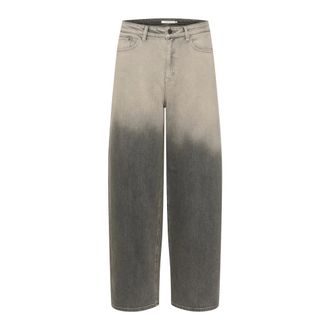 Gestuz Weite Graue Jeans mit Verlaufsmuster - - Jeans - Damen - Grau - W29