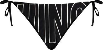 Moschino Femme, Maillots de bain, Noir, Taille: 44 FR Slip de bain Lycra avec liens