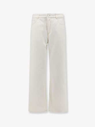 Ami White denim trousers - AMI PARIS - gender_Man