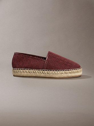 Calvin Klein Logo-espadrilles Mit Emblem - Rhubarb - Damen - EU 36