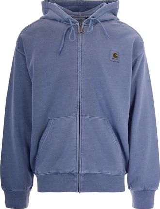 Carhartt Work in Progress Homme, Sweatshirts et sweats &agrave; capuche, Bleu, Taille: M Nelson ZHD Sweat &agrave; capuche