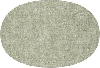 Guzzini Tiffany, Ovales Doubleface-Platzdeckchen FABRIC - Minze, 33 x 48 cm - 22604660