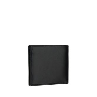 Saint Laurent Mens Black Calf Leather Bos Taurus Wallet