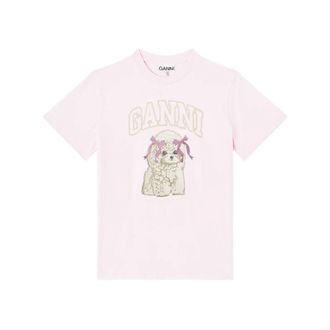 Ganni Damen, Oberteile, Rosa, XSGr&ouml;&szlig;e