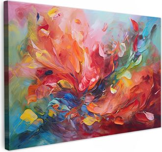 MuchoWow &copy; Leinwand Bilder XXL Gro&szlig; 140x90 cm XXL Deko Schlafzimmer Aesthetic Gro&szlig;e Leinwandbilder Wohnzimmer Gem&auml;lde Foto Geschenk Living Room Decoration &Ouml;lfa