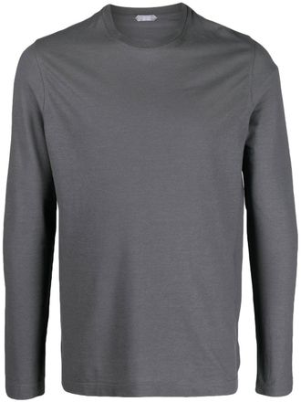 Zanone t-shirt Ice en coton - Gris