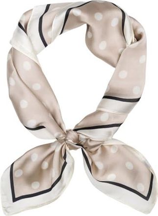 styleBREAKER Foulard Carré pour Femmes avec Motif à Pois, pour la Tête 01016234