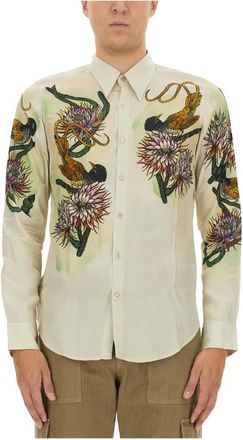 Dries Van Noten Homme, Chemises, Beige, Taille: L M.w. Shirt