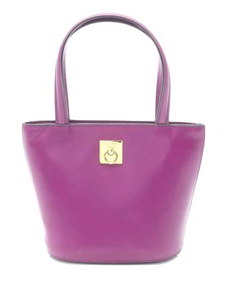 Celine mini sac à main en cuir - Violet