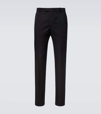 Alexander McQueen Pantalon de costume en laine