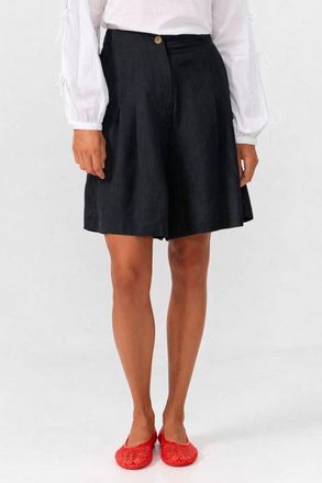Suite13lab Damen vegan Shorts Bermuda Salor Schwarz