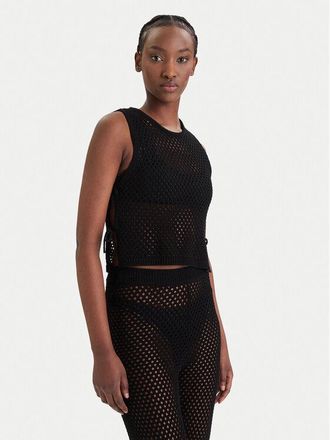 Guess Top E6GR01 Z5632 Schwarz Regular Fit