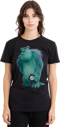 Disney Monsters at Work James P. Sullivan, AKA Sulley Ladies T Shirt, Black, XX-Large