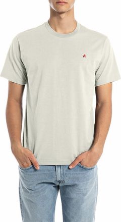 Replay Herren M3015 T-Shirt, 985 Cloud, L
