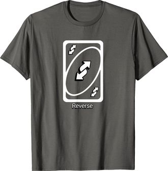 Uno Grau Klassisches Crew-Neck T-Shirt, Unisex Erwachsene & Kinder, Standardlänge, Klein, EU 38-40, Crew-Ausschnitt, Grau, 1 Count, Ohne Kragen, Polyester