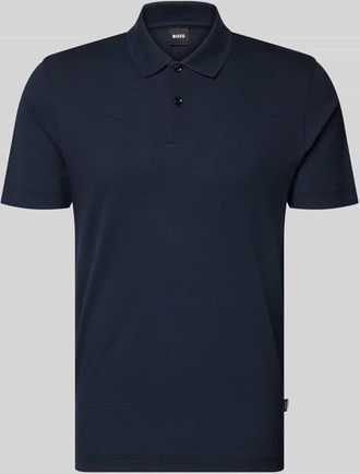 HUGO BOSS Regular Fit Poloshirt aus Baumwoll-Mix Modell PARLAY 240
