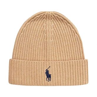 Polo Ralph Lauren Bonnet en coton - Homme - Accessoires - Beige - Taille: ONE Size