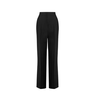 Alberta Ferretti Femme, Pantalons, Noir, Taille: 38 FR Pantalon de tailleur en cady stretch