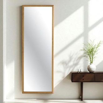 Pier Import Pier Import - Miroir dentr&eacute;e vertical - cadre bois clair 140 cm iena