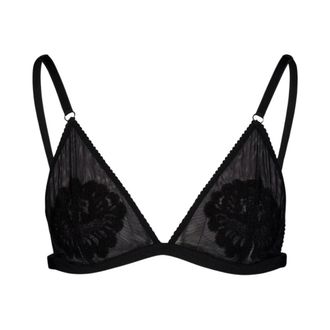 Dolce & Gabbana Sizilianischer Spitzen-Triangel-BH - - Underwear - Damen - Schwarzk - M