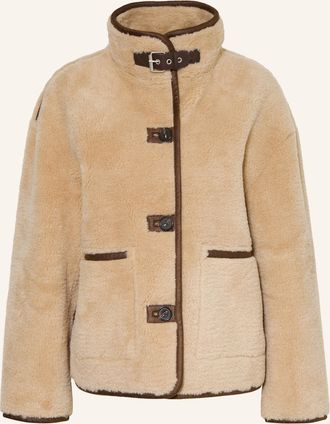 Darling Harbour Darling Harbour Teddyfell-Jacke beige