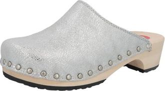 Berkemann Femme Metro-Toeffler Sabot, Argent Lunaire, 42 2/3 EU