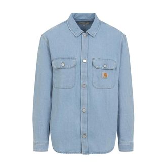 Carhartt Work in Progress Homme, Chemises, Bleu, Taille: M Chemise Blue Harvey