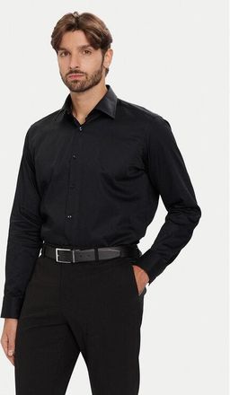 HUGO BOSS Hemd H-Joe 50549901 Schwarz Regular Fit