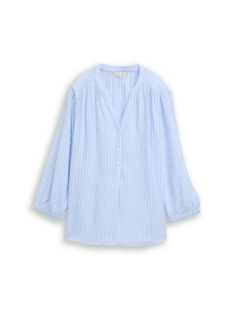 Tom Tailor Langarmbluse Blusen & Shirts Bluse mit Streifenmuster