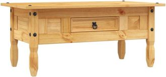 vidaXL Table basse Pin mexicain Gamme Corona 100 x 60 x 45 cm