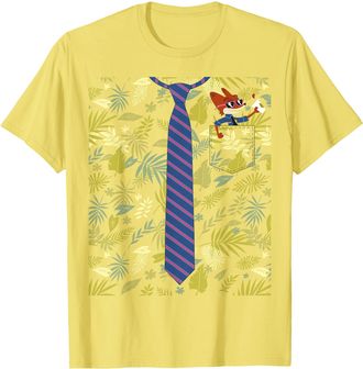 Disney Zootropolis Nick Wilde Shirt and Tie Costume T-Shirt