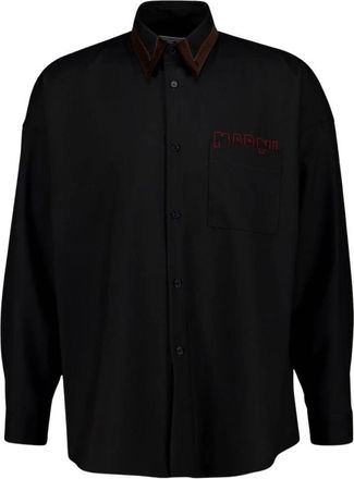 Marni Homme, Chemises, Noir, Taille: L Casual Chemises