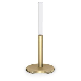 Swarovski Garden Tales Dekorative Vase, Edles Trio aus Glas und Goldfarbenem Metall, mit Einem Blumengefäß