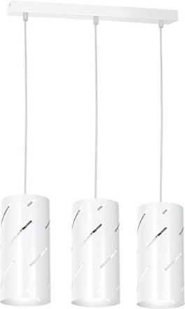 Homemania Kronleuchter, Metall, Weiß