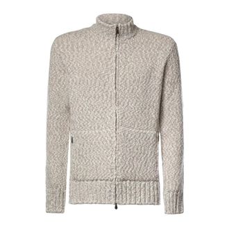 Eleventy Rei&szlig;verschluss-Strickjacke - - Knitwear - Herren - Beige - XL