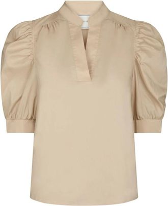 Neo Noir Femme, Blouses et Chemises, Beige, Taille: 44 FR Blouses & Chemises