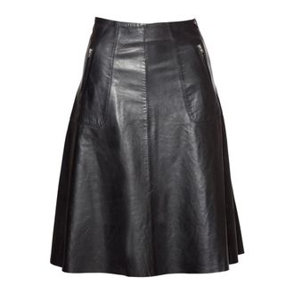 BTF-CPH Rei&szlig;verschluss-Midirock 1083M - - Skirts - Damen - Schwarzk - XS