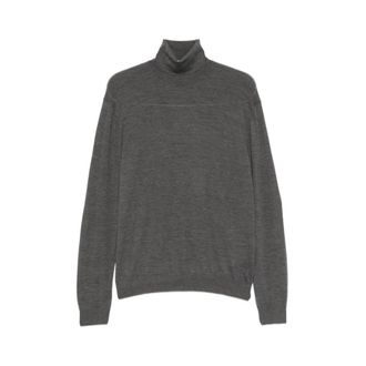 Malo Rollkragenpullover - - Knitwear - Herren - Grau - 2XL