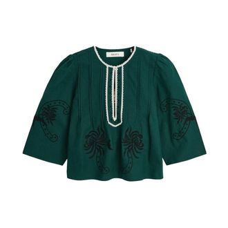 Skall Studio Blouses - Femme - Blouses et Chemises - Vert - Taille: 38 FR