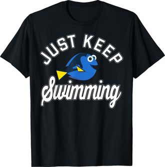 Disney Pixar Finding Dory Keep Swimming Quote T-Shirt T-Shirt