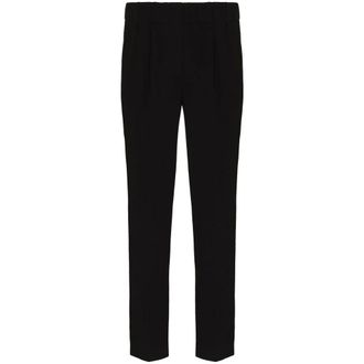 Brunello Cucinelli Femme, Pantalons, Bleu, Taille: 34 FR Pantalon Noir &Eacute;l&eacute;gant